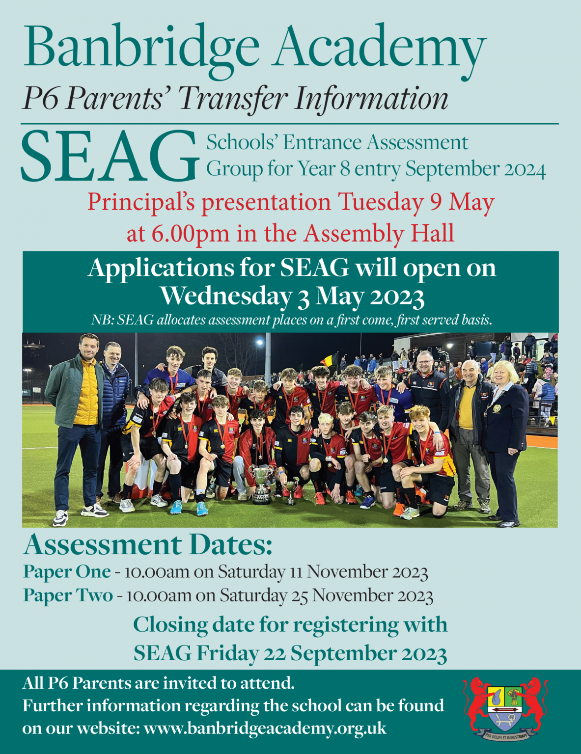 P6 Parents' Information Evening - Year 8 Transfer 2024 - Banbridge ...