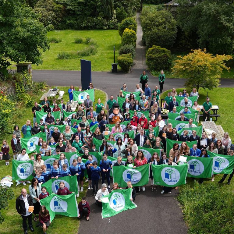 BA pupils and Sarah Tully pictured with all the schools that received ...