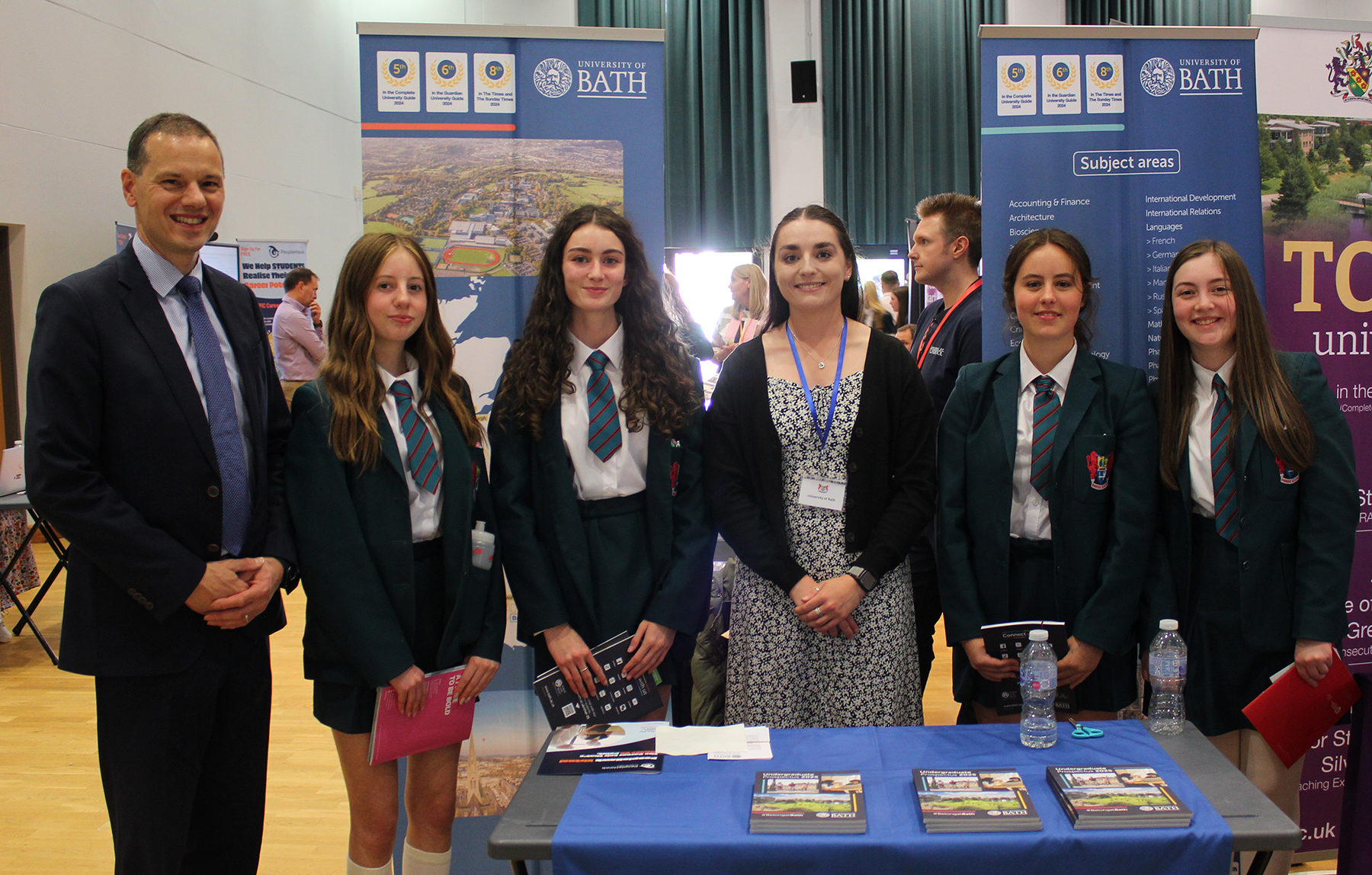 Prinicpal Robin McLoughlin pictured with Natalie Small,Beth Morrow ...