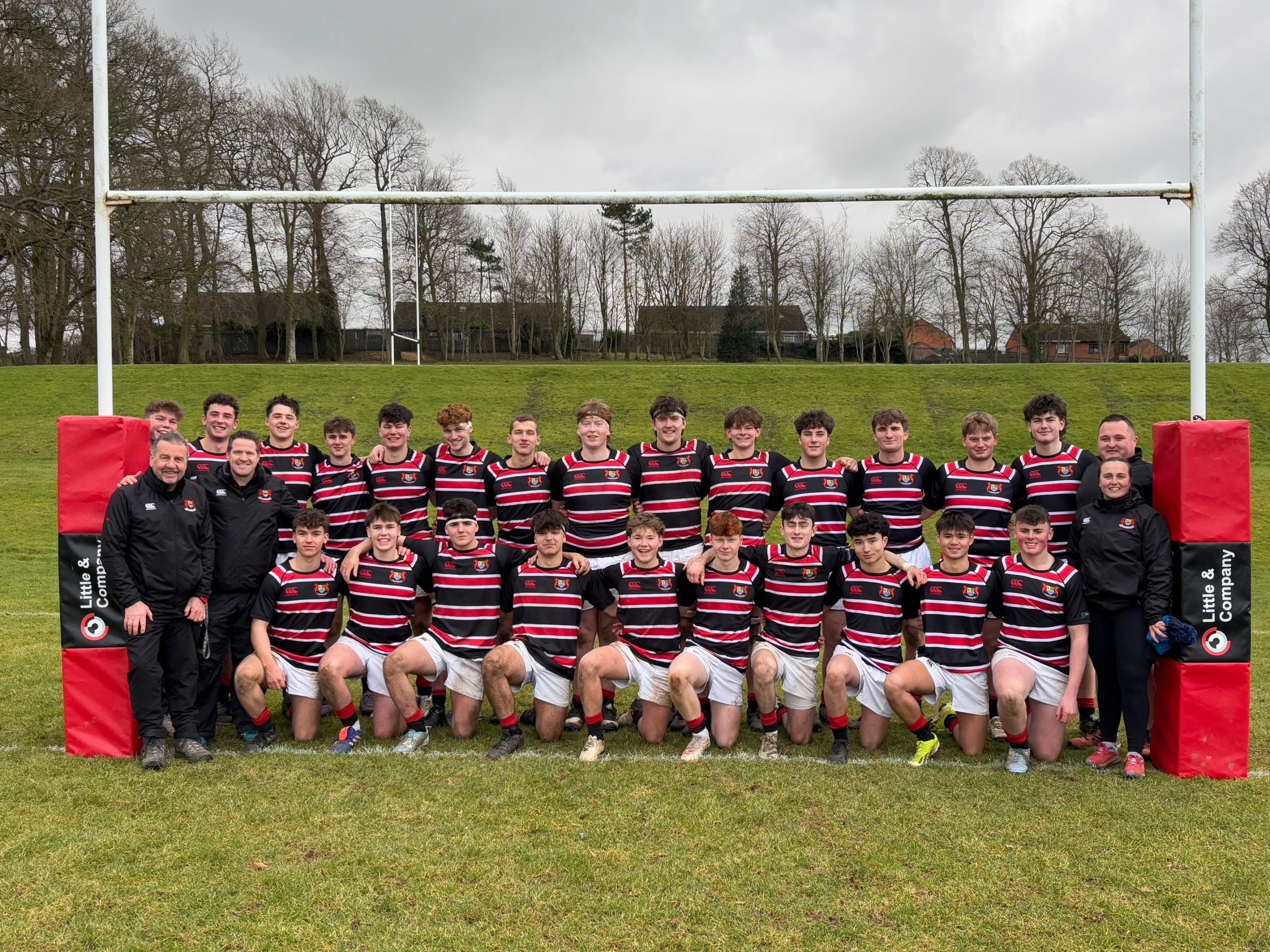 1st XV Squad and Coaches - Banbridge Academy