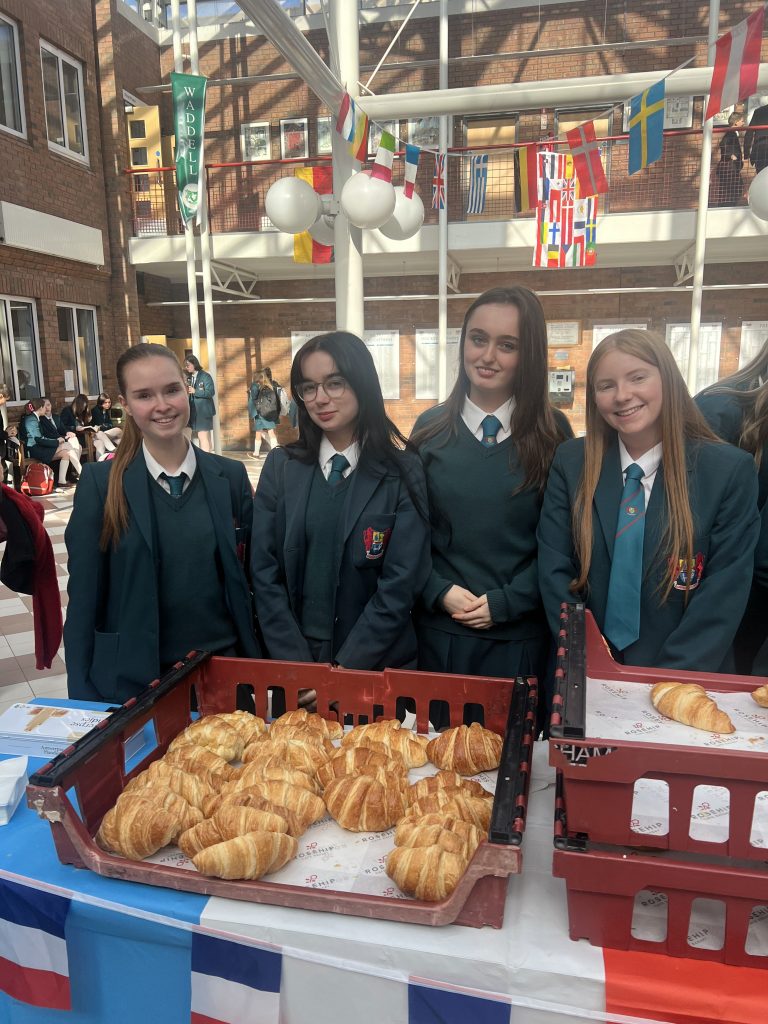 Senior Language Students selling croissants at break time - Banbridge ...