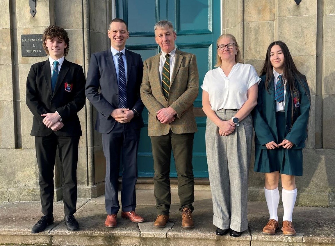 Lieutenant Colonel Peter Leckey VE Visit - Banbridge Academy